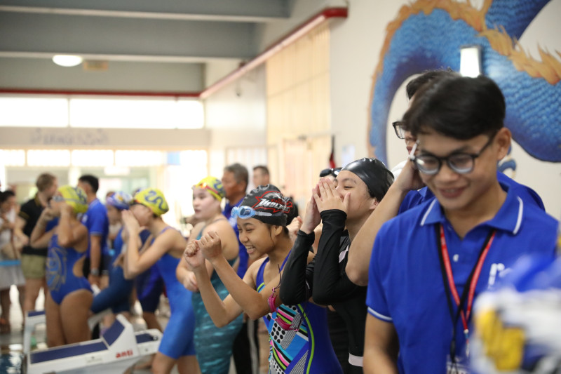 CISER COMPLETING A NEW CHALLENGE IN SWIMMING